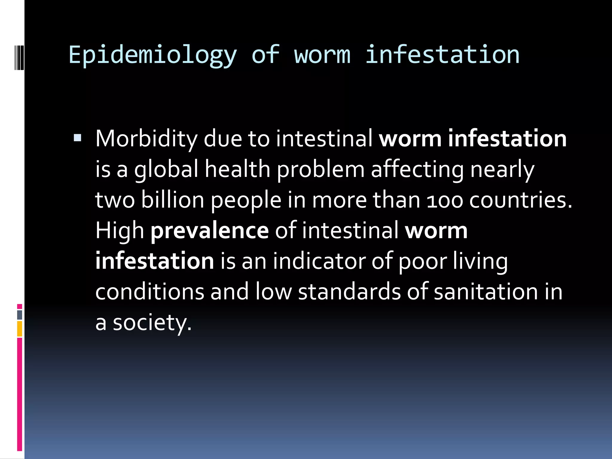 Worm infestation | PPTX