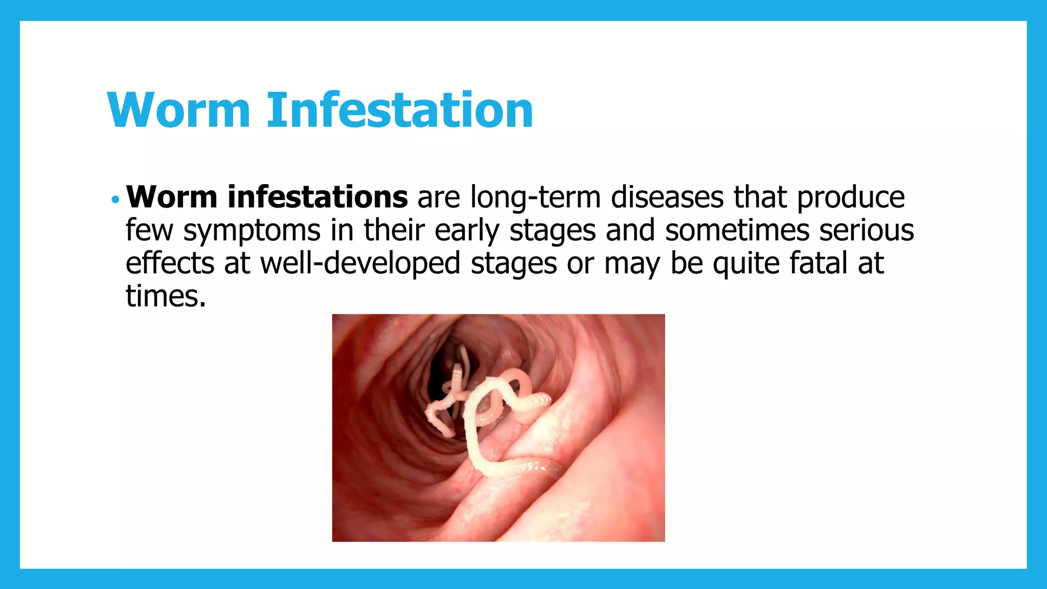 Worm infestation | PDF