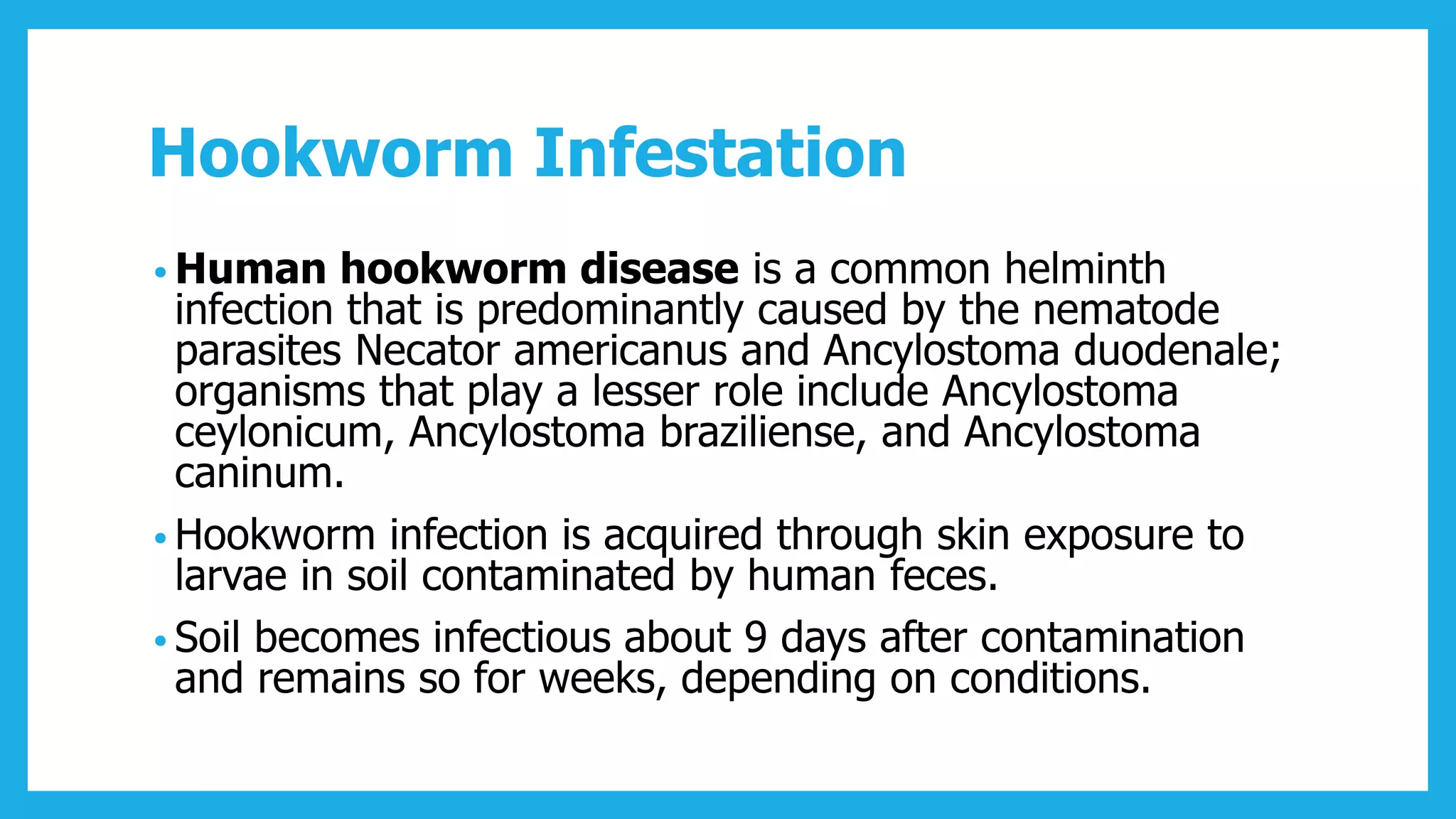 Worm infestation | PDF