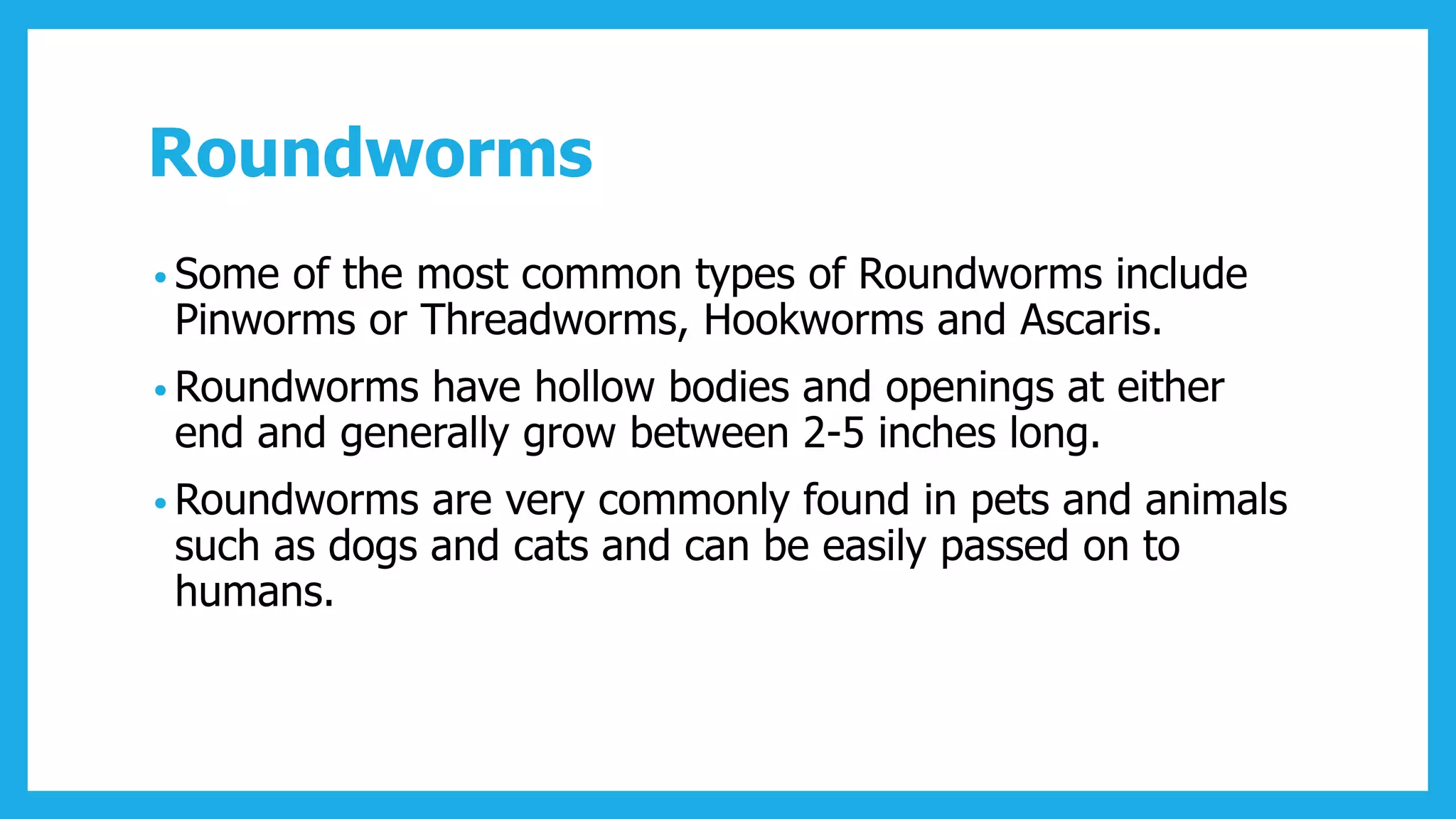 Worm infestation | PDF