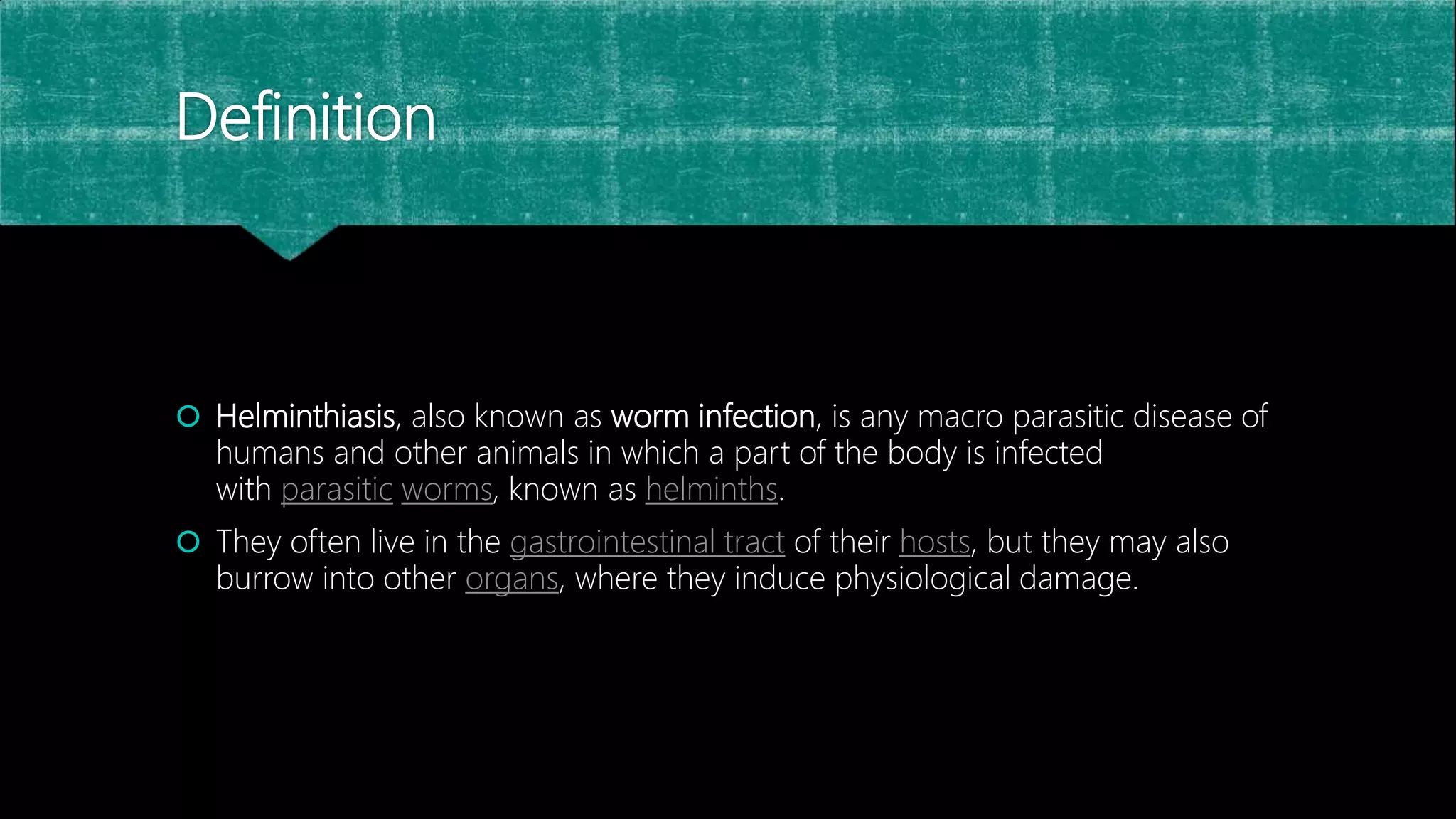 Worm infestation | PPTX