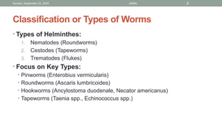 Worm Infestation presentation for nursing .pptx | Infectious Diseases ...