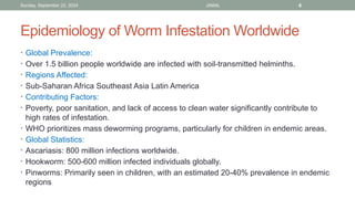 Worm Infestation presentation for nursing .pptx | Infectious Diseases ...