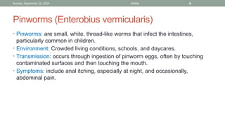Worm Infestation presentation for nursing .pptx | Infectious Diseases ...