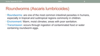 Worm Infestation presentation for nursing .pptx | Infectious Diseases ...