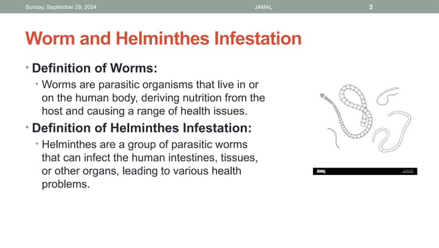 Worm Infestation for nursing students.pptx | Infectious Diseases ...