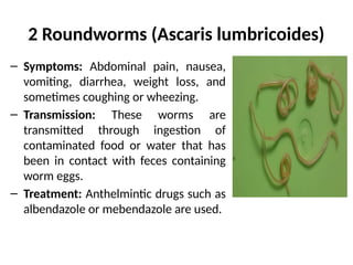 S.Y. G.N.M. CHILD HEALTH NURSING-WORM INFESTATION.pptx