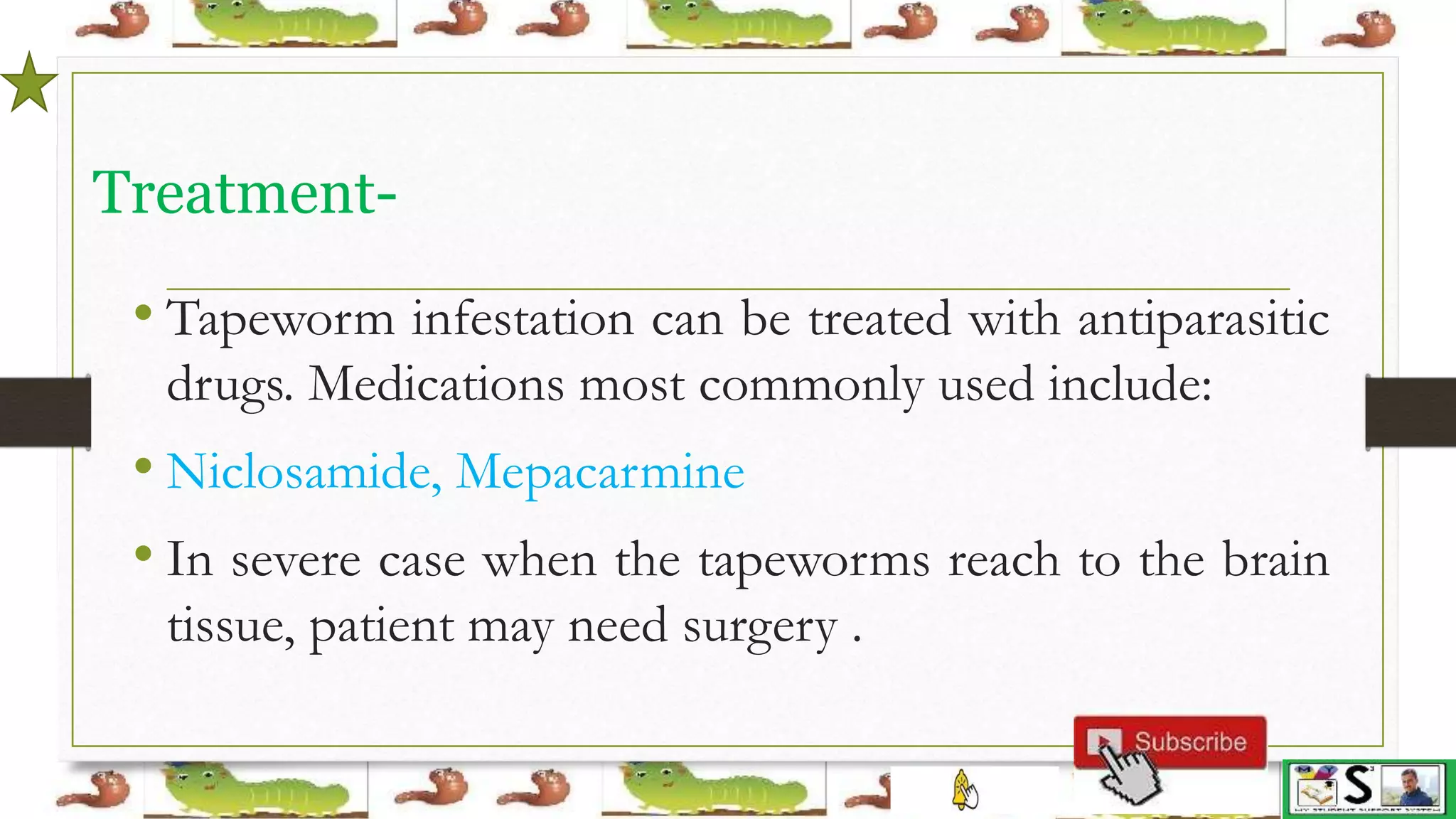 Worm infestation in children english | PPTX