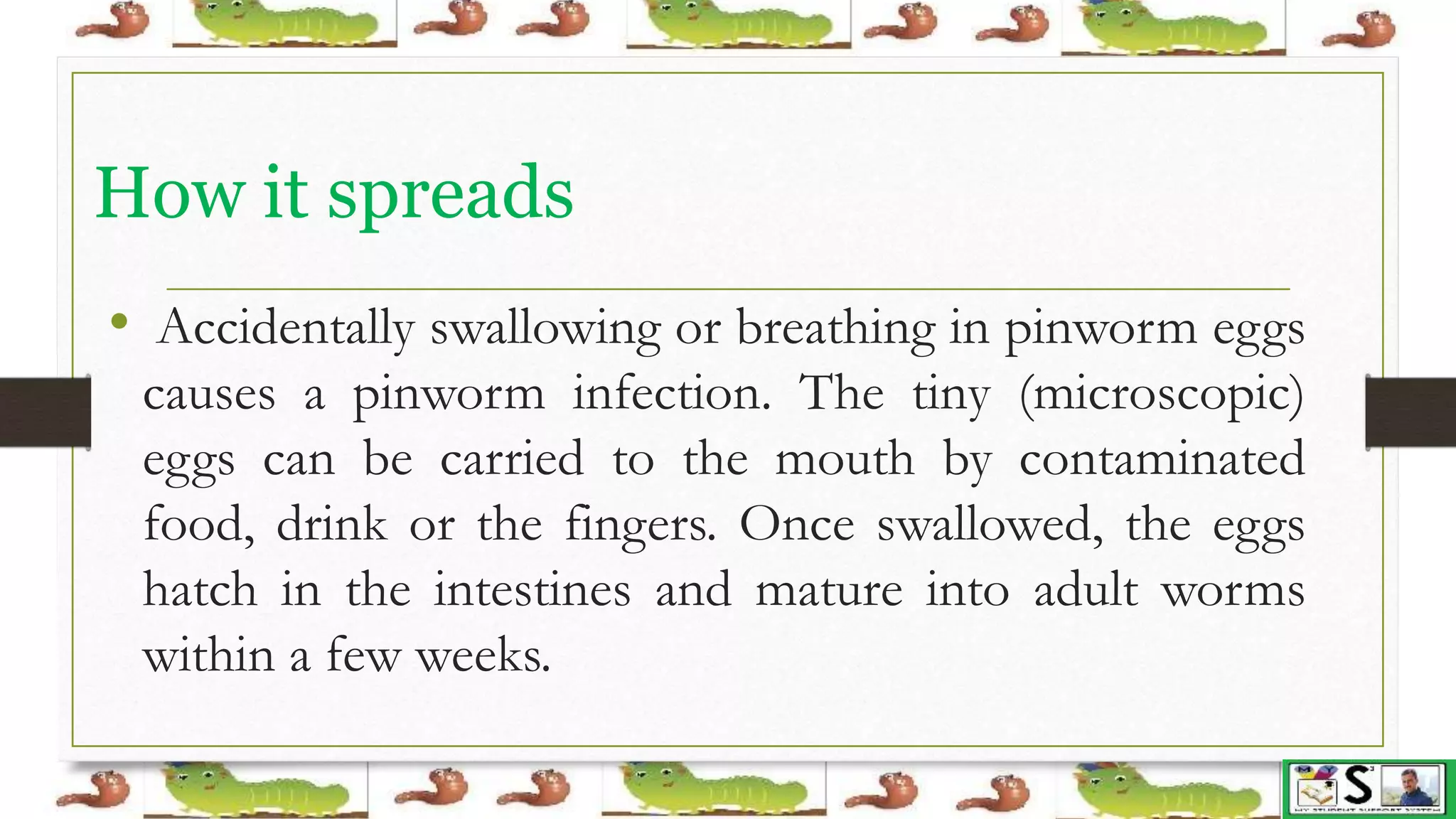 Worm infestation in children english | PPTX