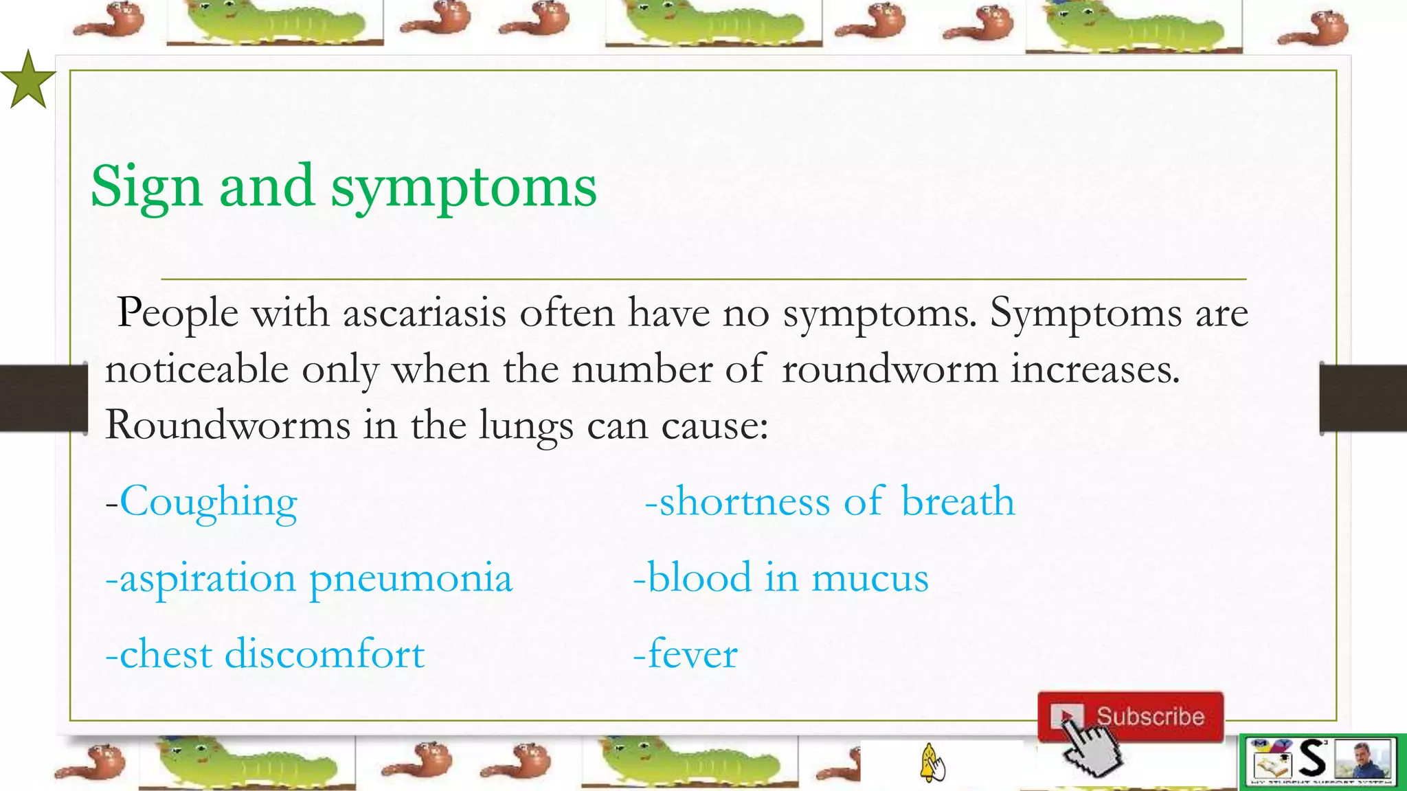 Worm infestation in children english | PPTX