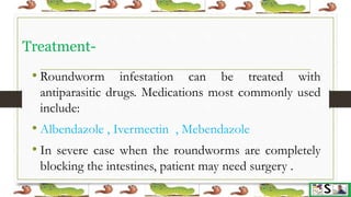 Worm infestation in children english | PPTX
