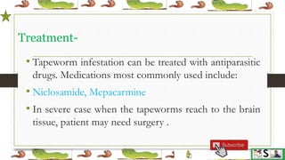 Worm infestation in children english | PPTX
