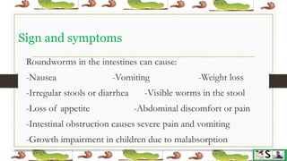 Worm infestation in children english | PPTX