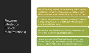Worm Infestations in Children (Child Health Nursing).pptx