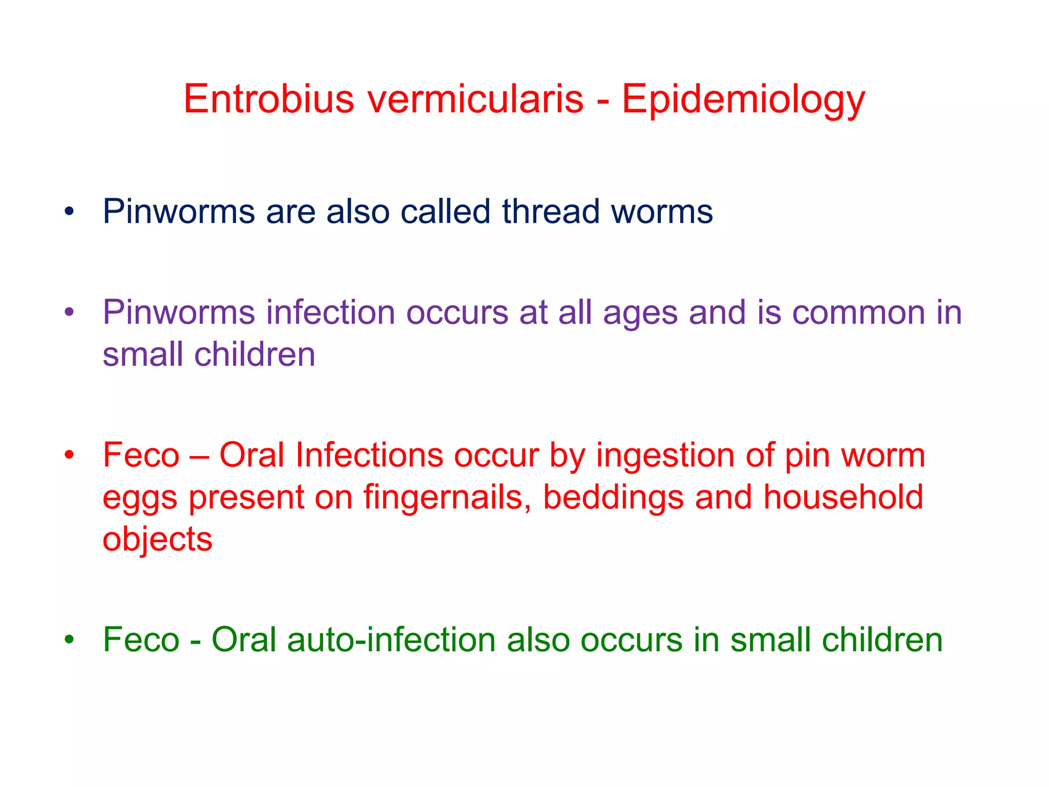 Worm infestations in children 2021 | PDF