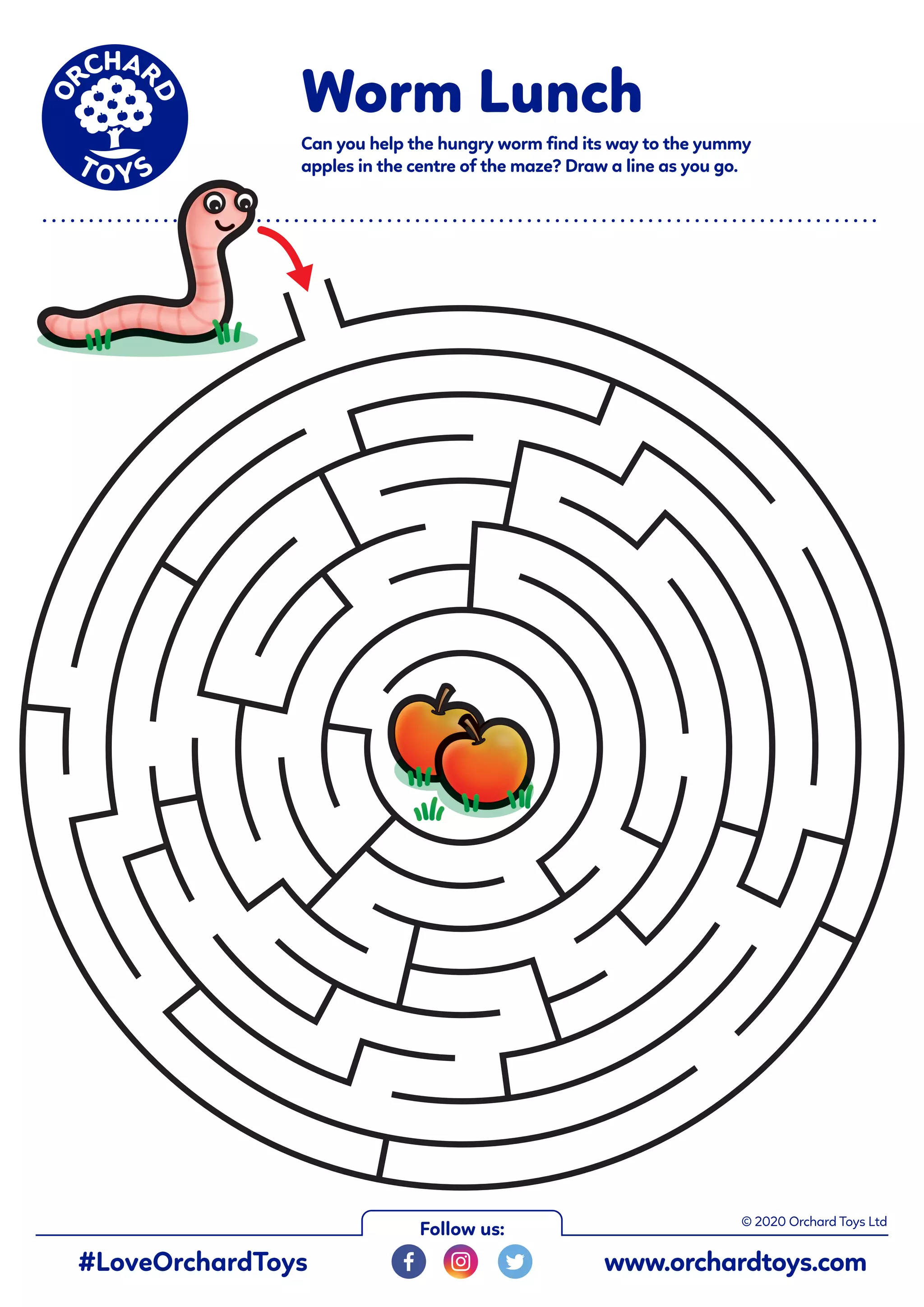 Worm lunch maze_activity_sheet | PDF | Food & Drink