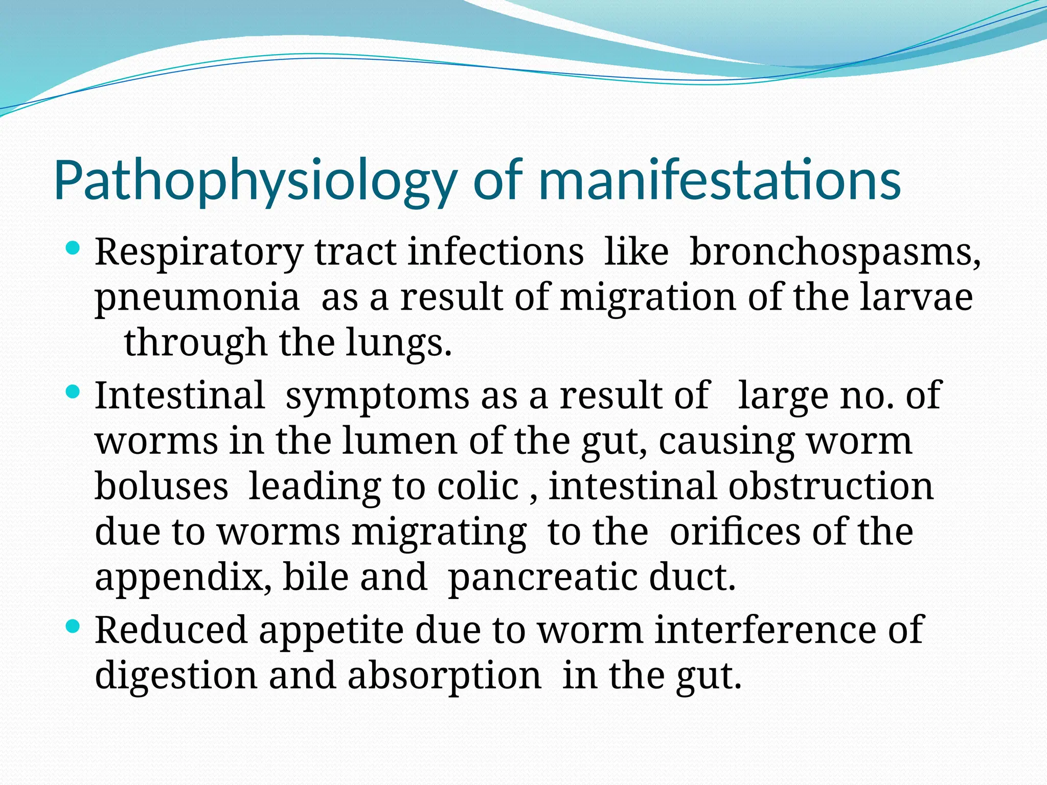 Nursing management of children with intestinal worms | PPTX