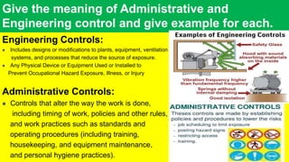 WORPLACE HAZARDS & PRECAUTIONS.pptx | Injuries | Diseases and Conditions