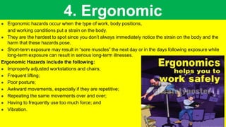 WORPLACE HAZARDS & PRECAUTIONS.pptx | Injuries | Diseases and Conditions
