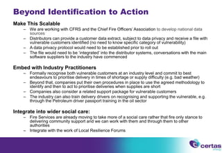 Supporting Our Vulnerable Customers | PPTX | Gasoline Prices | Economy