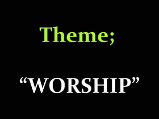 Worship | PPT