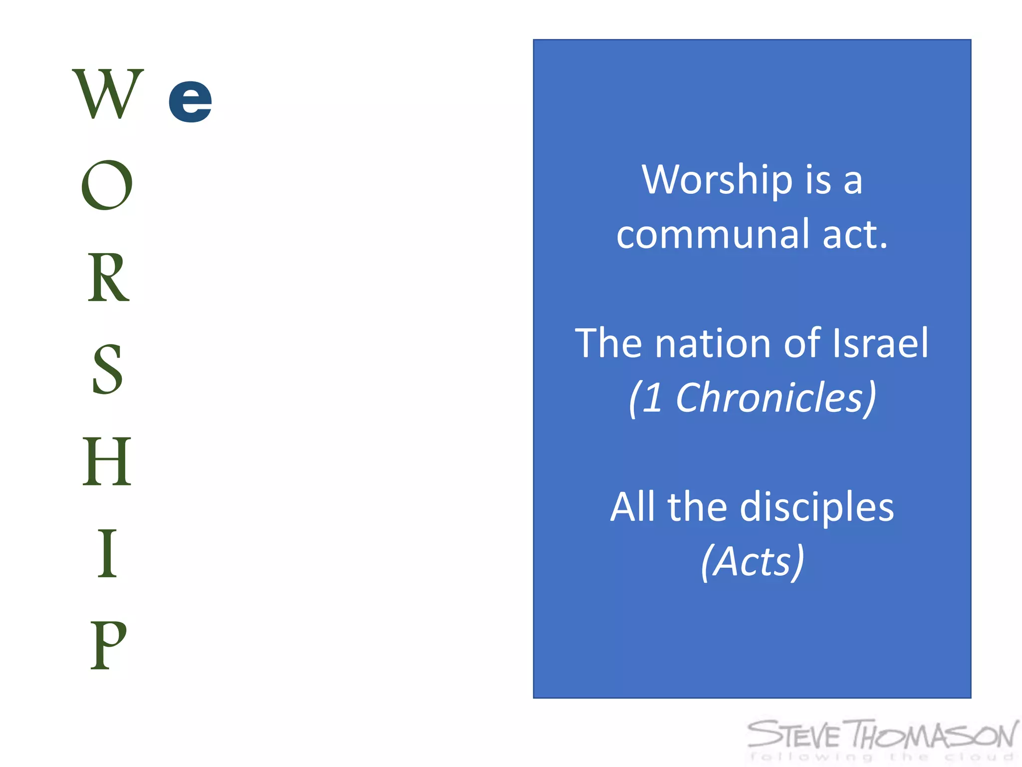 What is Worship? | PPTX