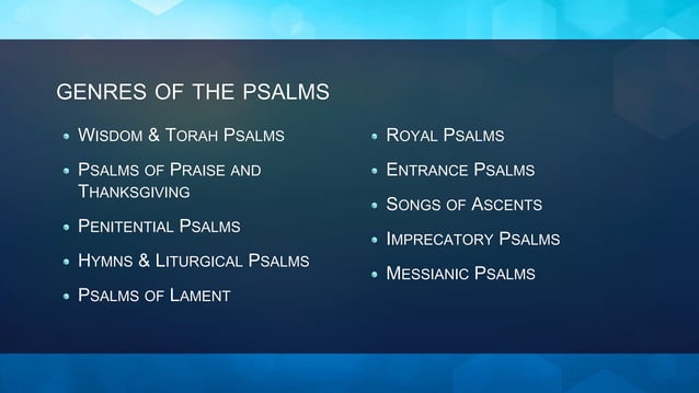 Worship and the Psalms | PPTX | Christianity | Religion & Spirituality