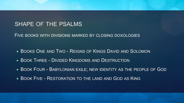 Worship and the Psalms | PPTX | Christianity | Religion & Spirituality