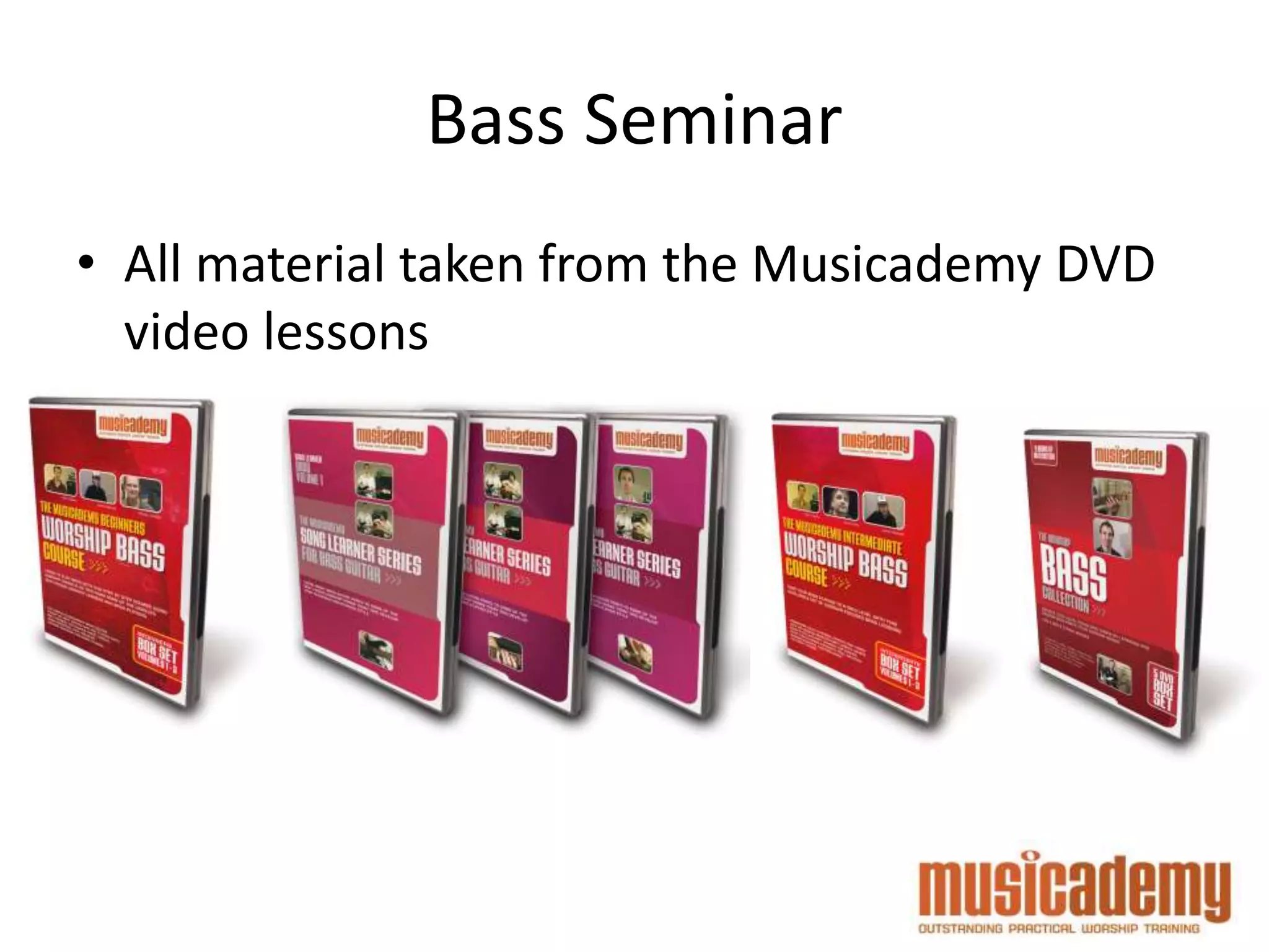 Worship Bass Masterclass: 10000 Reasons | PPTX