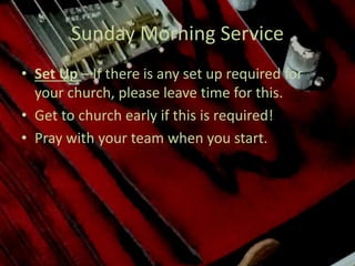 Worship Guidelines | PPTX