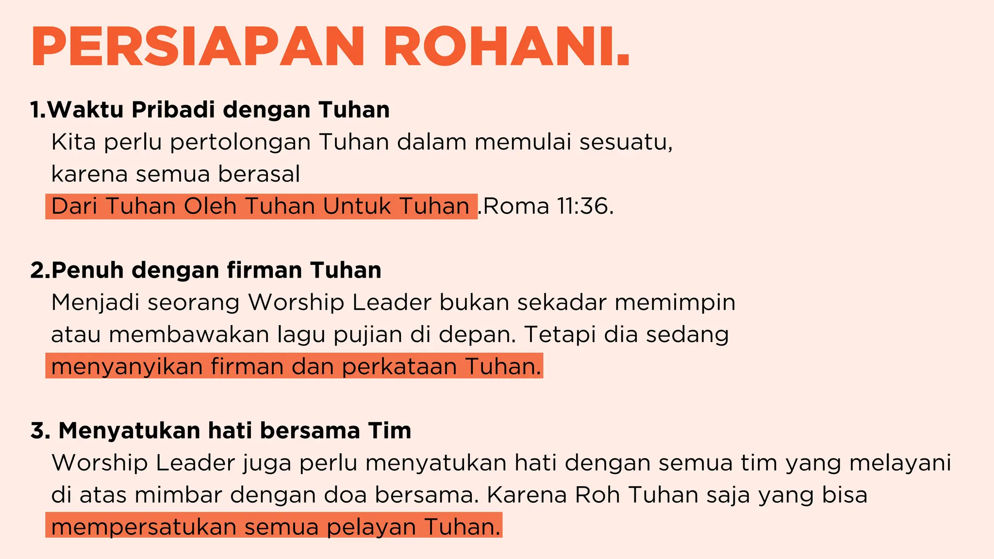 Bagaimana menjadi seorang worship leader | PDF