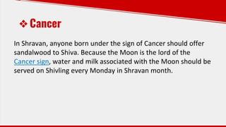 Worship Lord Shiva according on your Zodiac Sign.pptx