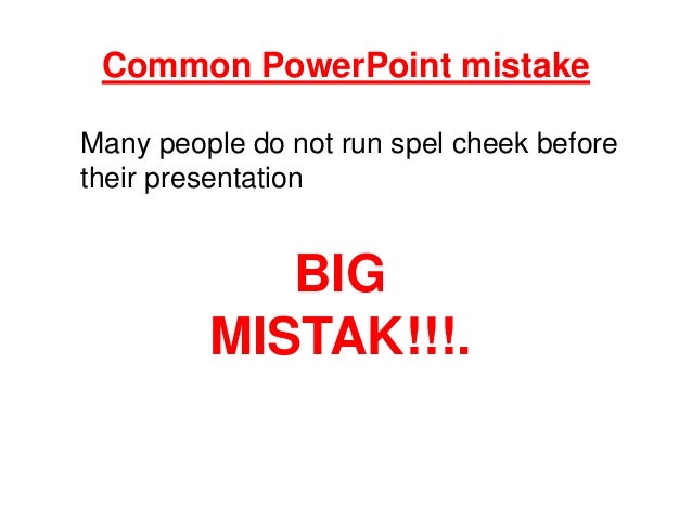 How to create the worst presentation ever