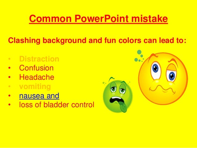 How to create the worst presentation ever