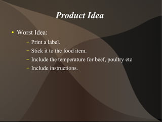 Worst idea-presentation | ODP