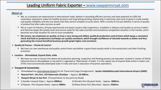 Worsted Woollen & Blended Suitings Fabrics - Swayam Niryat (India) | PPT