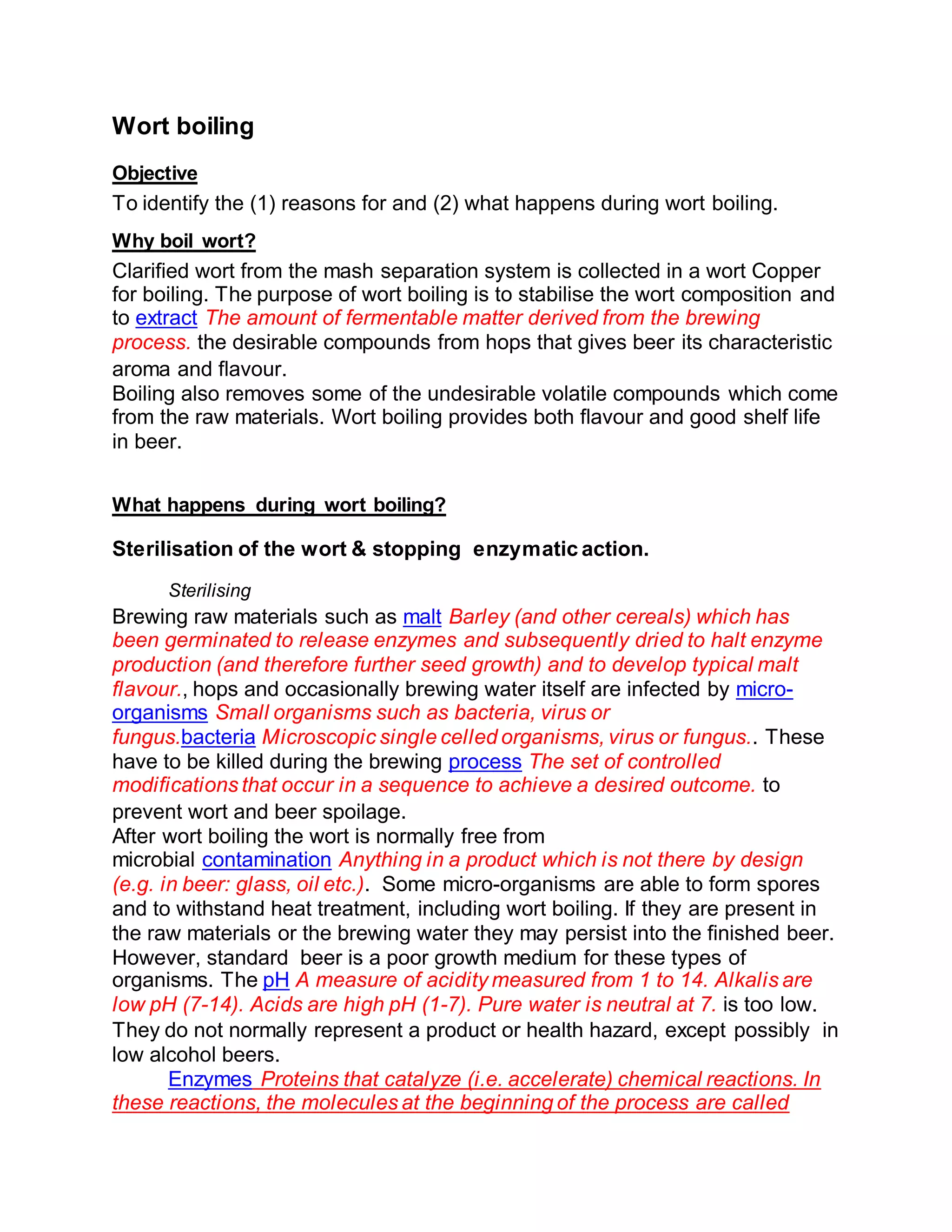 Wort boiling | DOCX