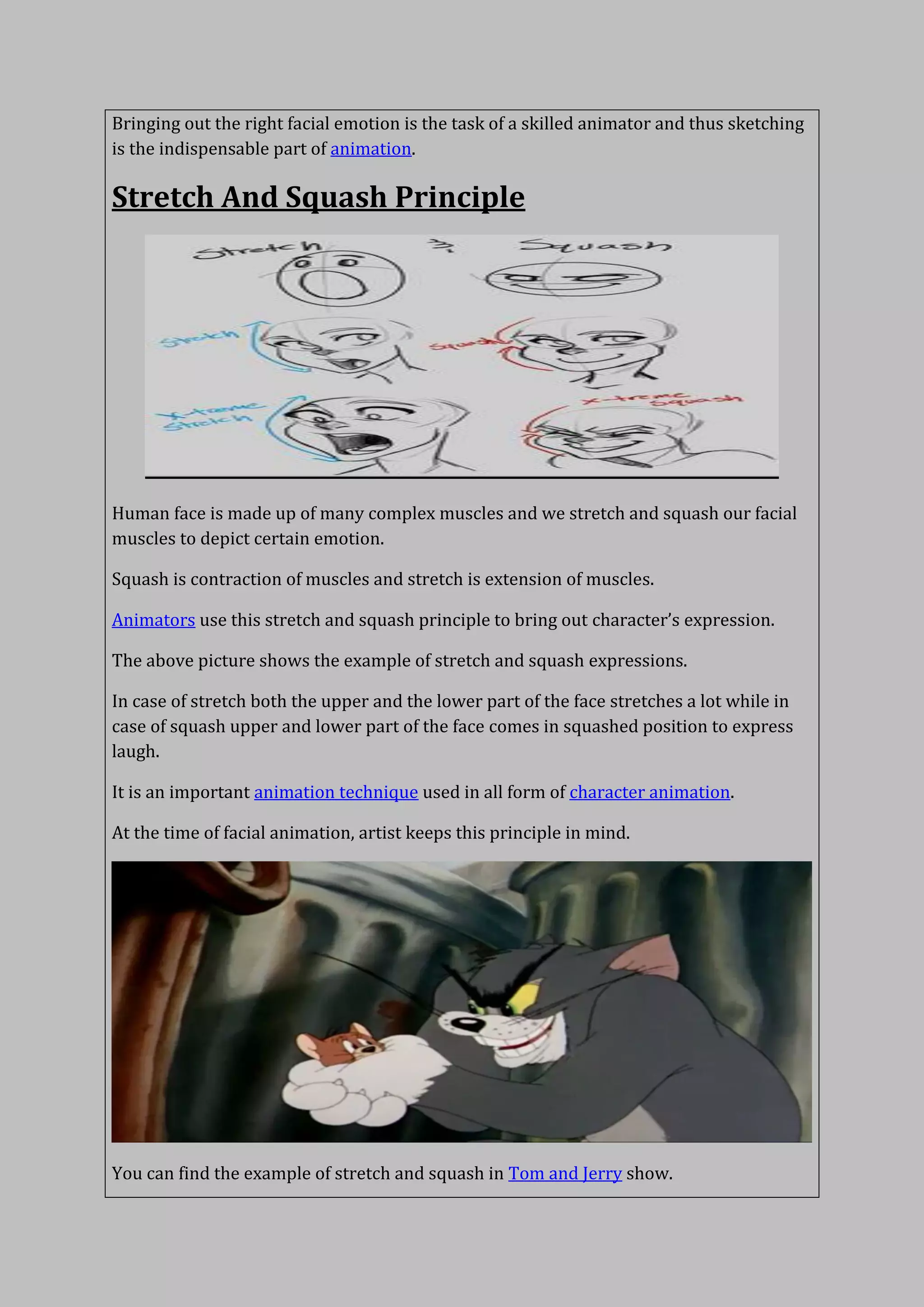 Skillful Use of Facial Expressions In Animation | PDF