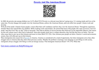 Worthy And Unworthy Poor | PDF