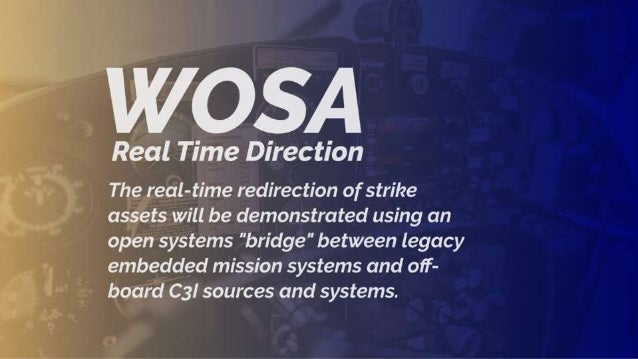 WOSA (Weapon Open System Architecture) Aerospace Engineering Training ...