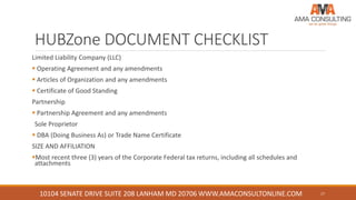 WOSB and HubZone Program Overview | PPTX