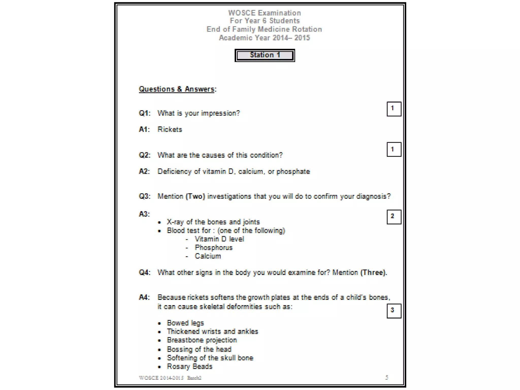 THE WATCHED STRUCTURED CLINICAL EXAMINATION (WASCE) AS A TOOL OF ...