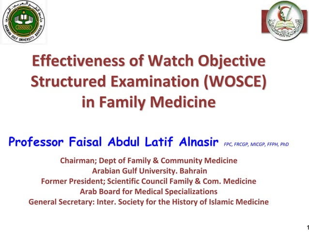 THE WATCHED STRUCTURED CLINICAL EXAMINATION (WASCE) AS A TOOL OF ...