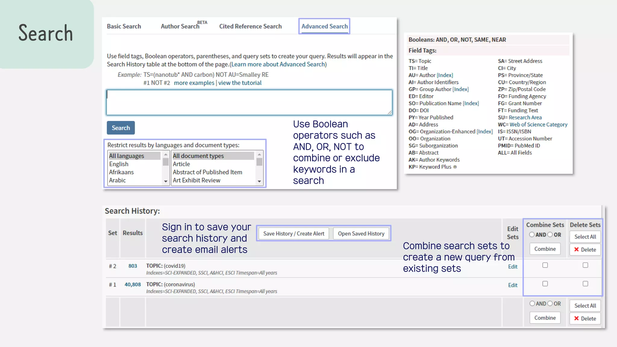 How to use Web of Science in English | PDF