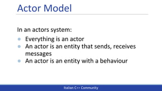 C++ Actor Model - You’ve Got Mail ... | PDF