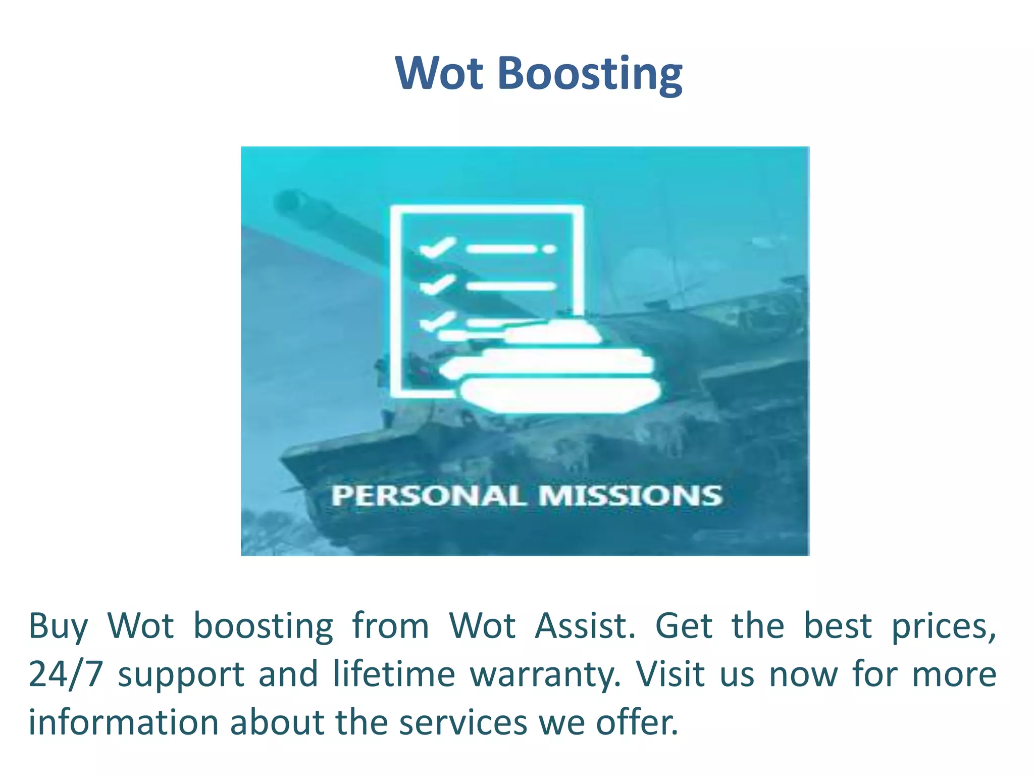 Wot Marks Of Excellence | PPT