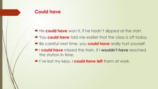 USe of Would_could_should in Enlish Grammar | PPTX