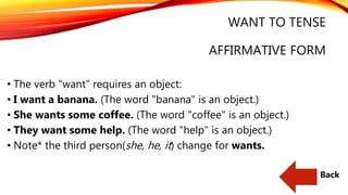 Would like / want to | PPTX