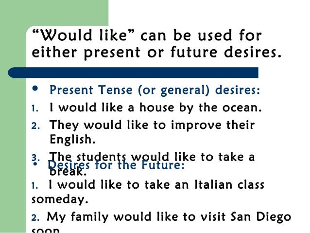 Would Like Would Prefer Would Rather would-like-would-prefer-would-rather