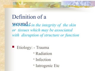 wound classification related neurosurgery | PPTX